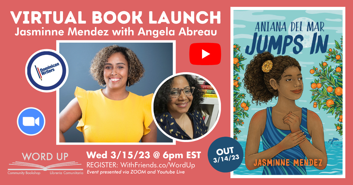 Virtual Book Launch: “Aniana del Mar Jumps In” by Jasminne Mendez withfriends