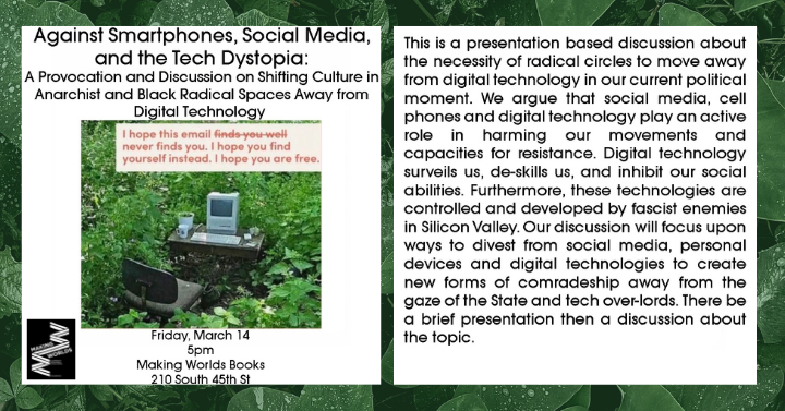 Against Smartphones, Social Media, and the Tech Dystopia: A Provocation ...